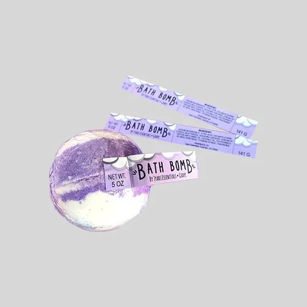 Custom Bath Bomb Labels | Bath Bomb Labels Wholesale