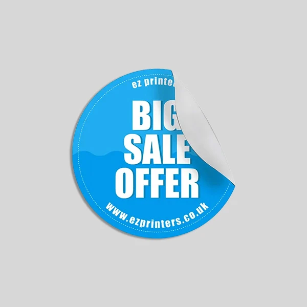 Circle Stickers | Custom Designs Boxes