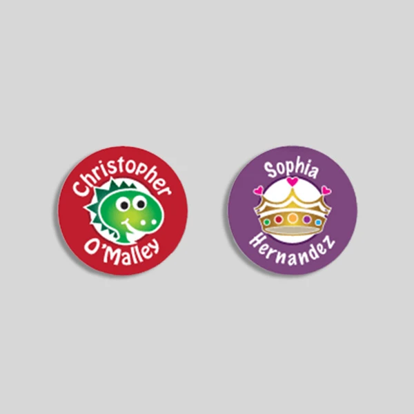 Custom Circle Labels Wholesale